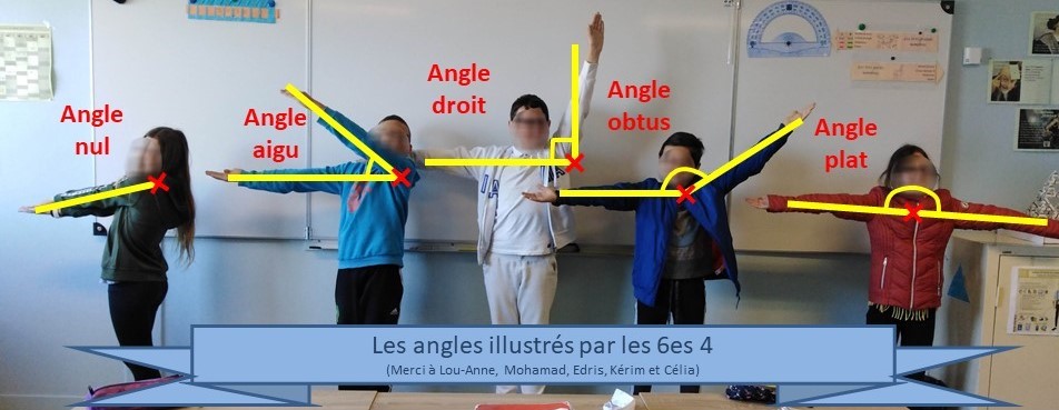 Jouons ensemble aux maths Atelier (6e) sur les angles